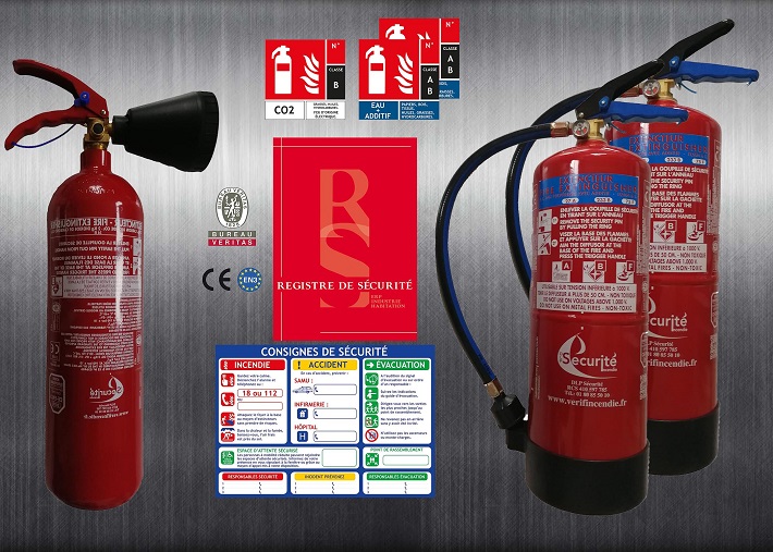 Kit Extincteurs entreprise - Extincteur Co2